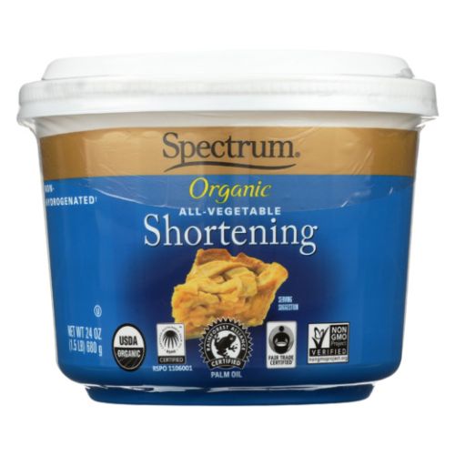 Buy Organic All Vegetable Shortening 24 Oz By Spectrum Oils | Herbspro.com