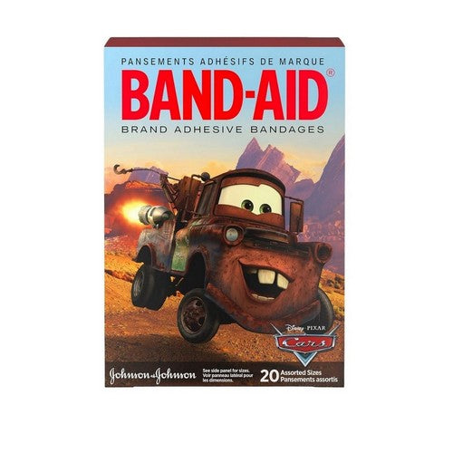 Buy Band-Aid Adhesive Bandages Disney Pixar Cars 3 Assorted Sizes 20 ...